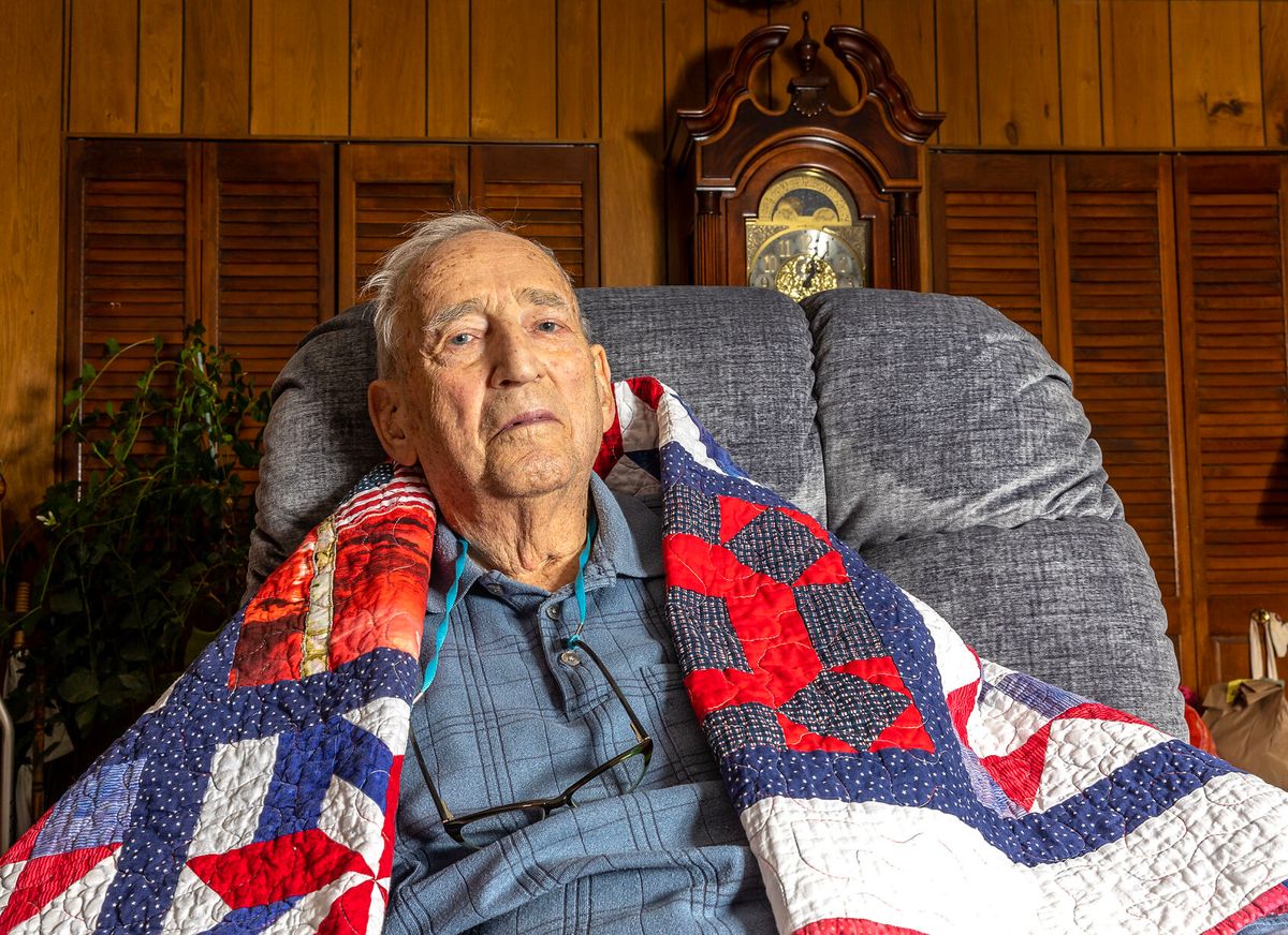 The bitter cold was his strongest war memory