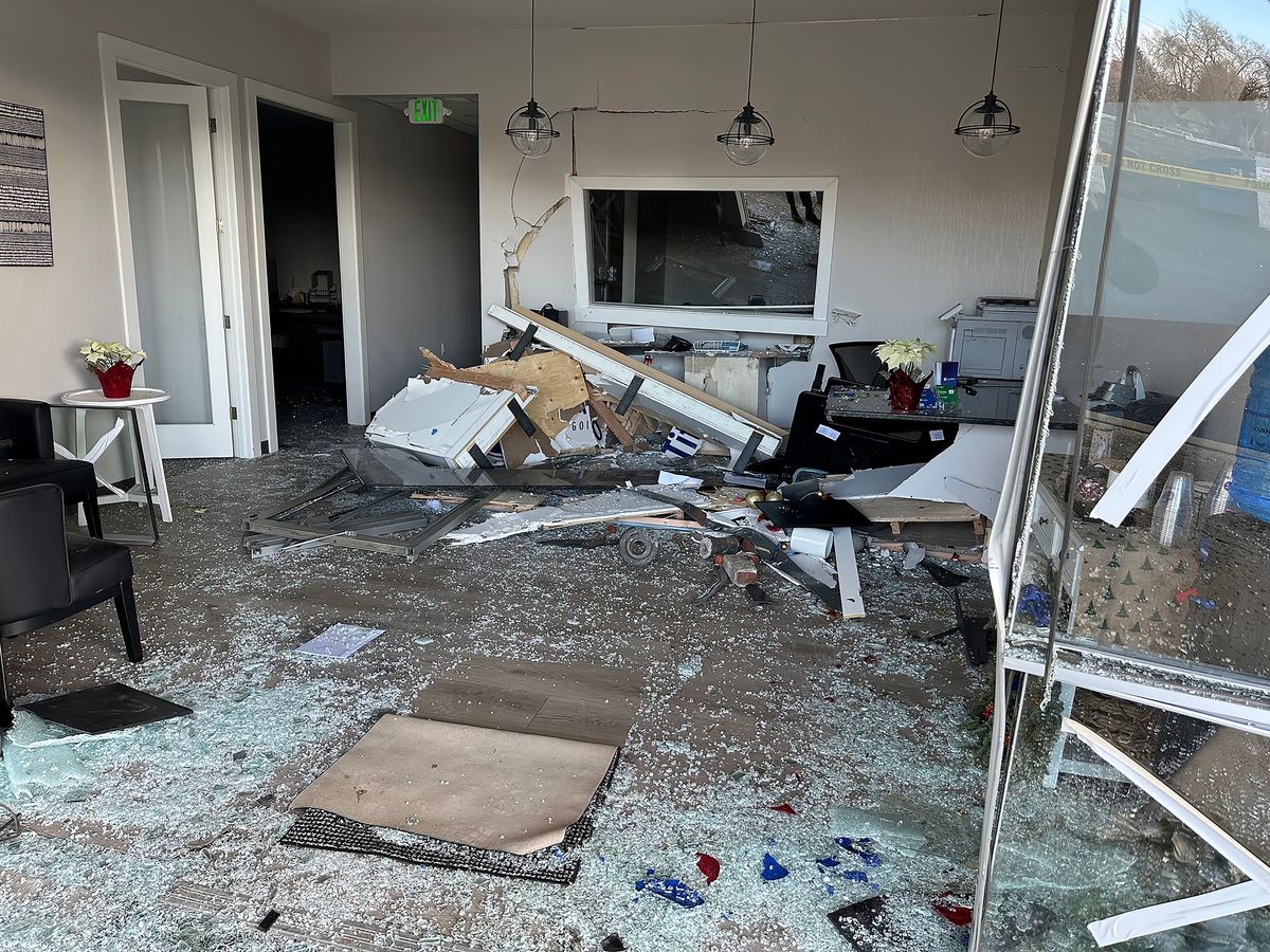 Police say crash that damaged Moscow business deemed just an accident