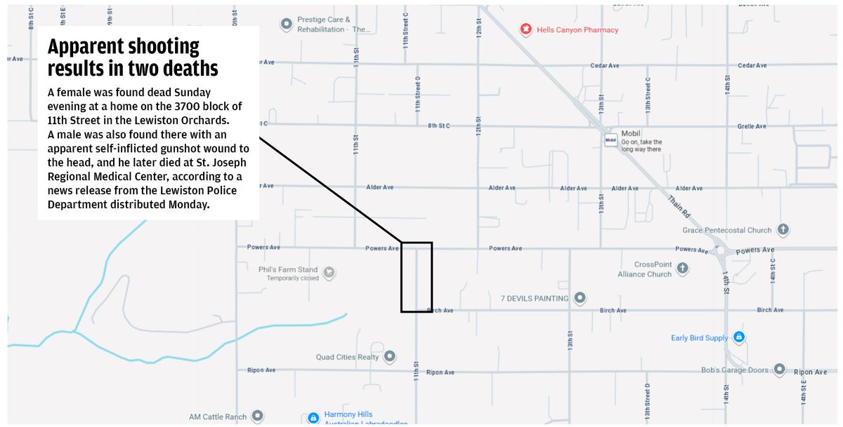 Police investigating apparent murder-suicide at Lewiston Orchards resi...