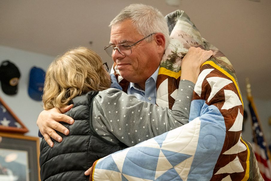 A textured token of thanks: Veterans honored with Quilts of Valor