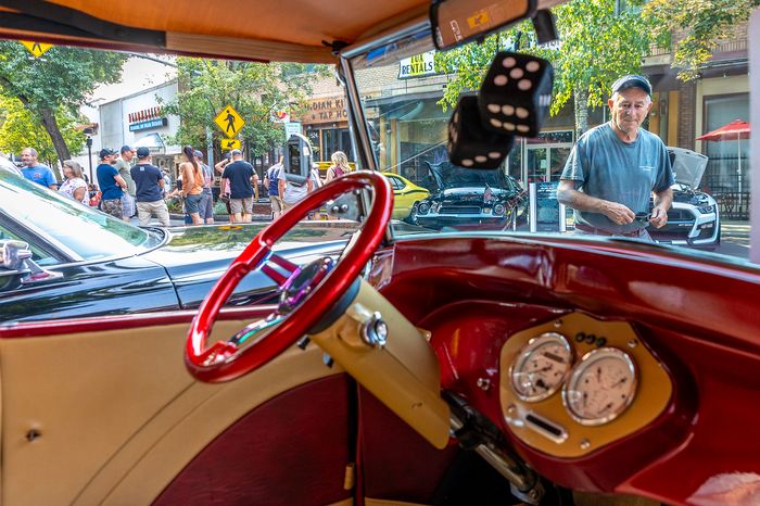 Classic car enthusiasts put their wheels on display at Hot August Nigh...