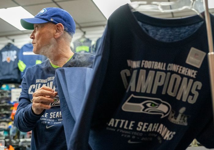 Seahawks merch moving fast