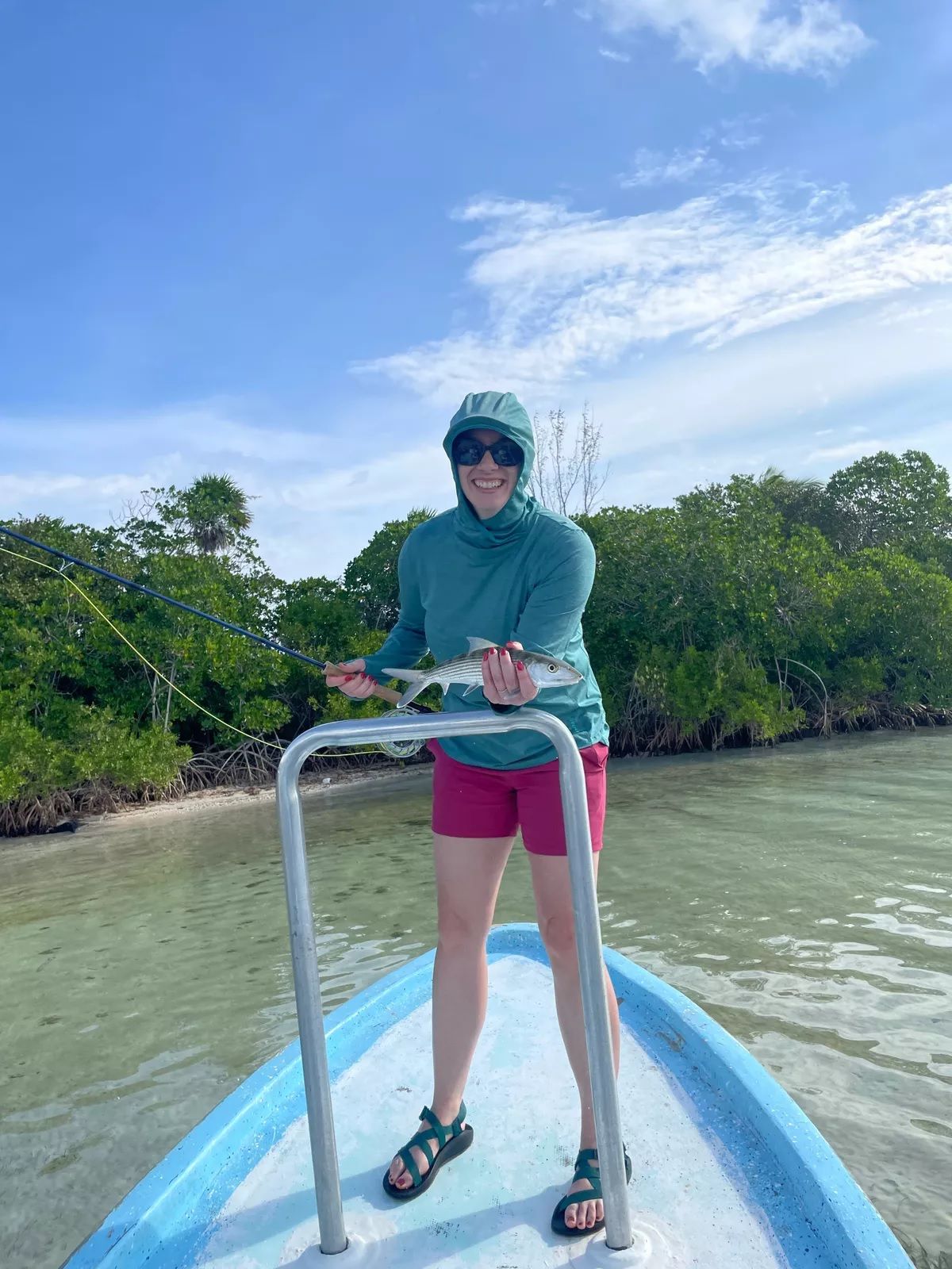 Bonefish, spoonbills and tuna-on-wheat in Mexico