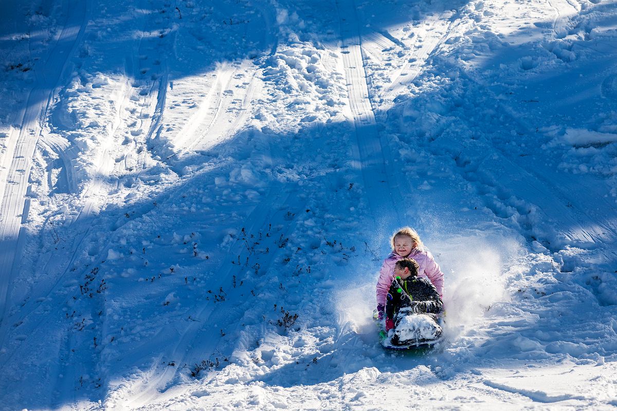 Snow comes calling