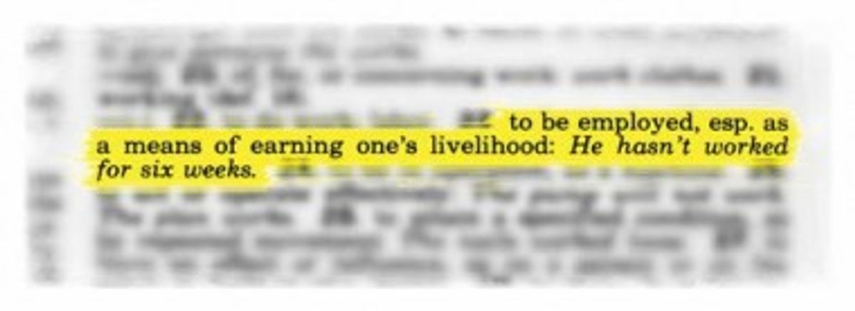 What 'work' really means