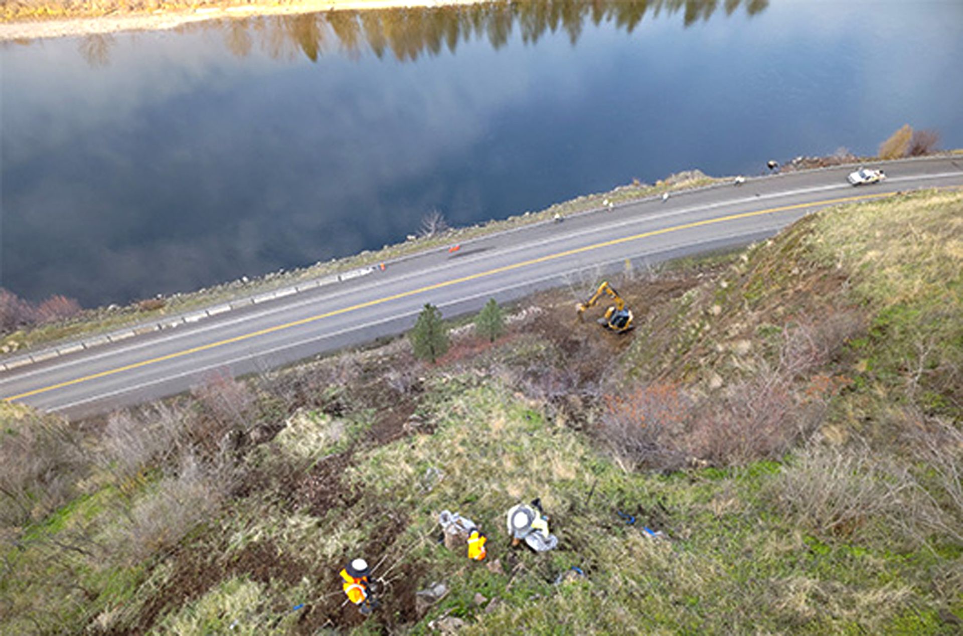 Stretch of Highway 12 to close again today as rock work cont...