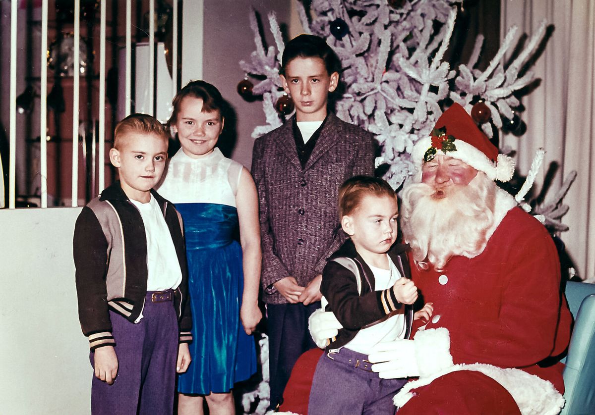 Blast from the Past / 1959: The Munck siblings visit with Santa