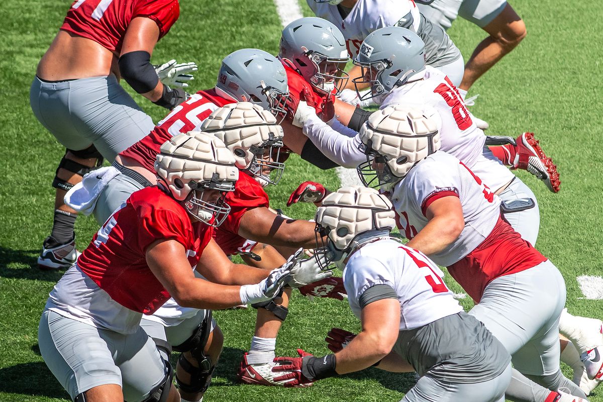 WSU’s starting offensive line taking shape with help from an NFL vet
