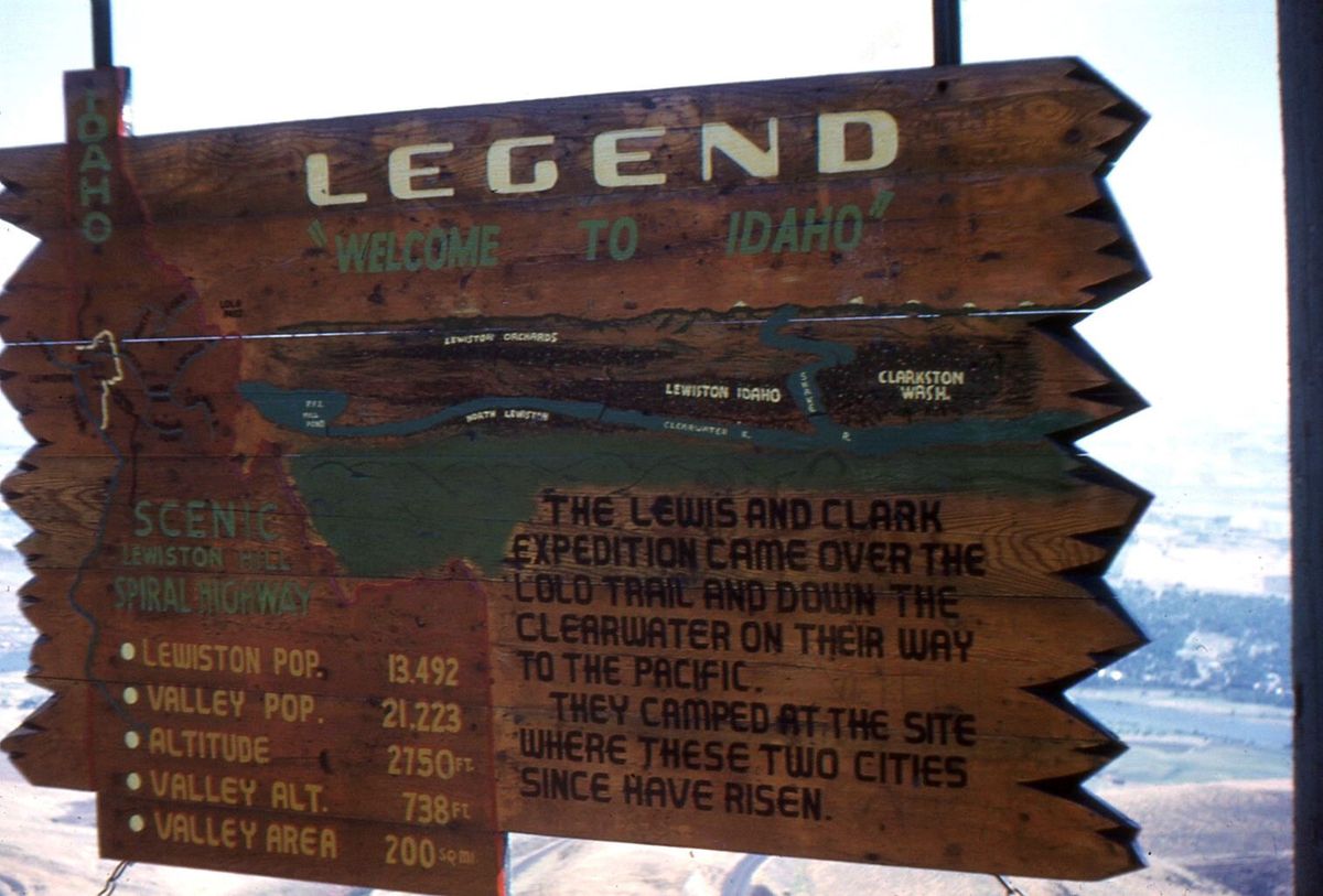 Blast from the Past / 1960s: An Old Spiral Highway sign