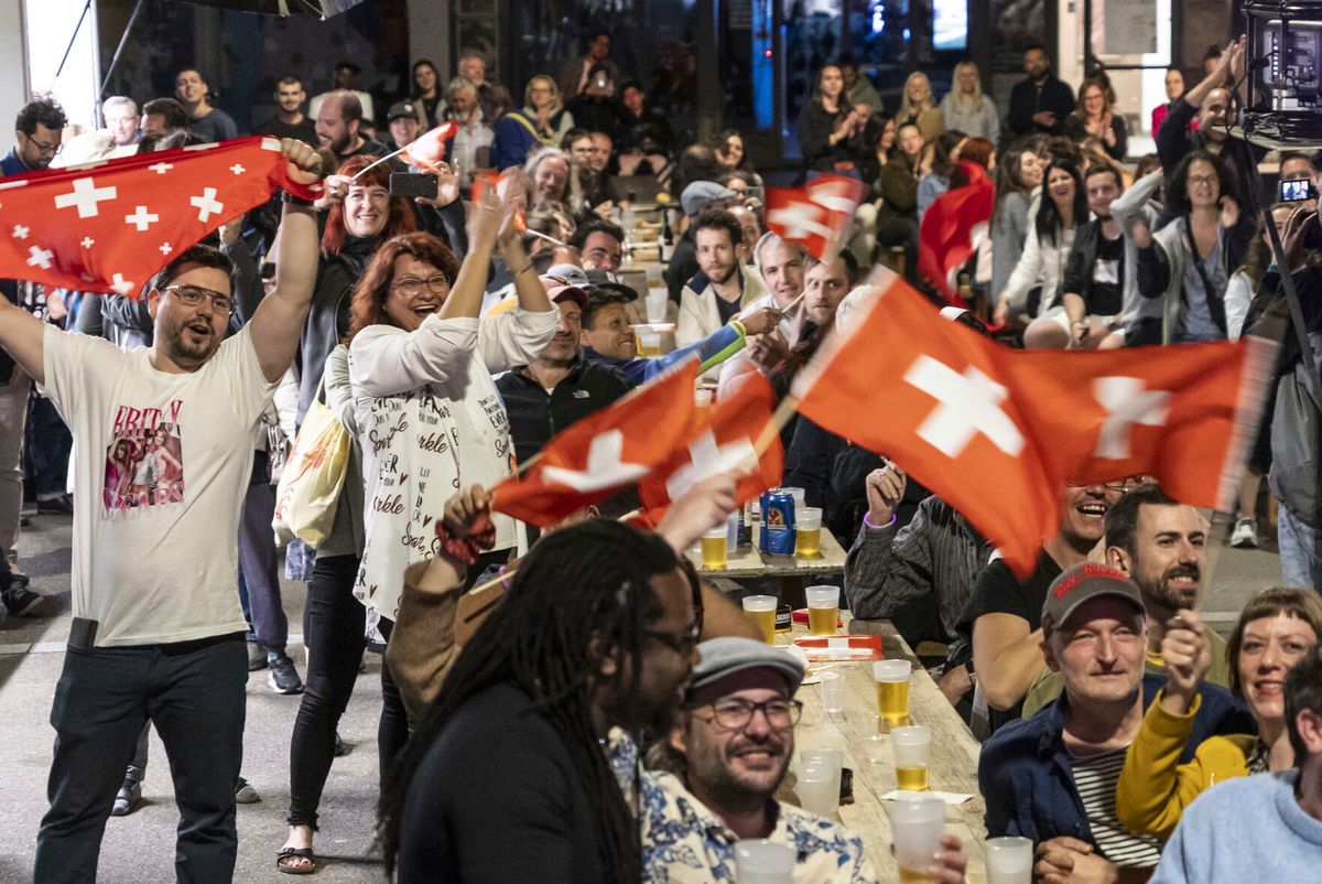 Swiss fans get ready to welcome Eurovision winner Nemo back ...