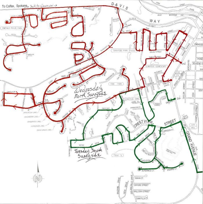 Pullman Lions Club's 2025 Santa tour