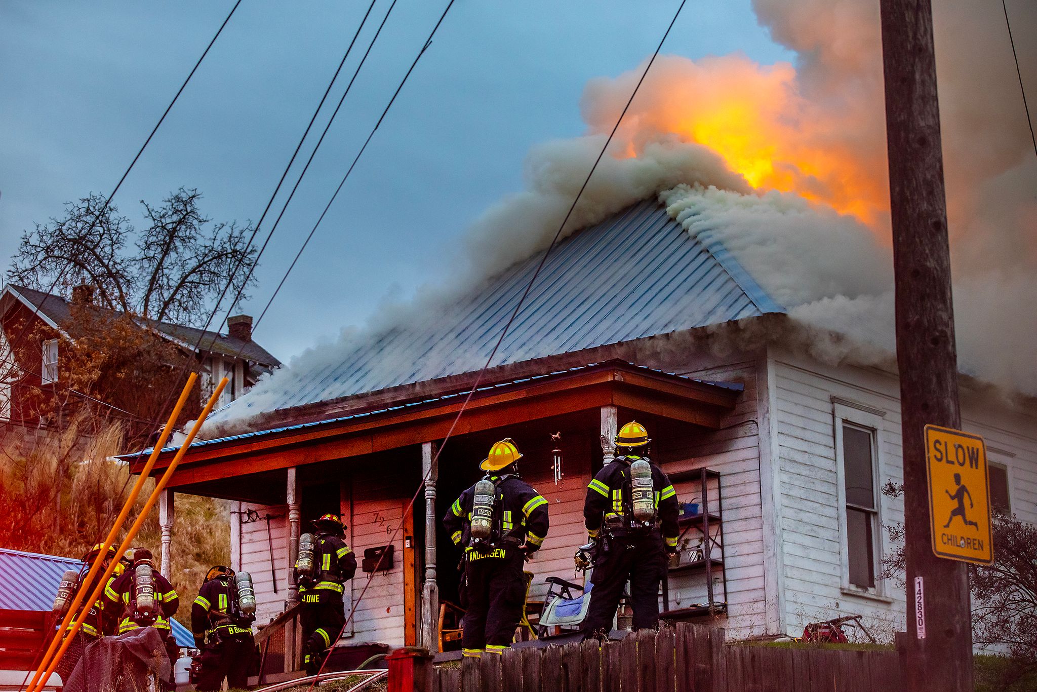UPDATED AT 10:38 P.M.: Two people escape injury in Lewiston structure ...