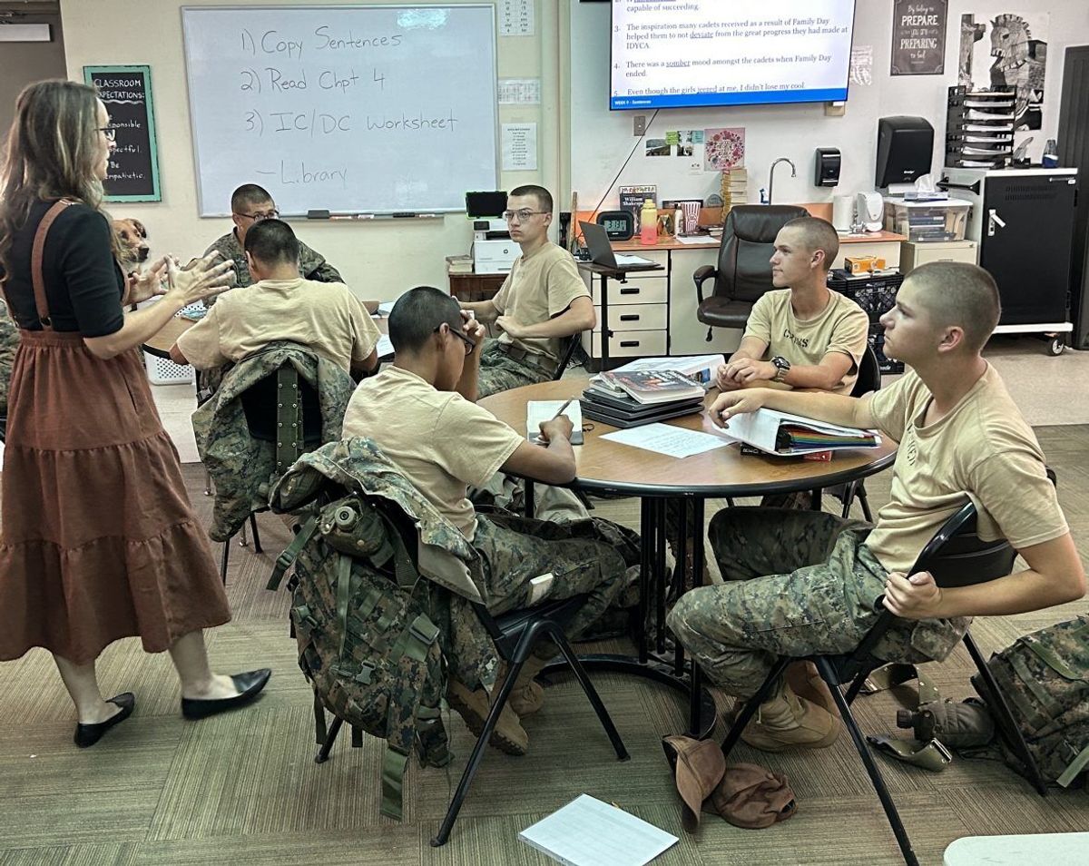 Alternative school’s military-style discipline transforms struggling t...