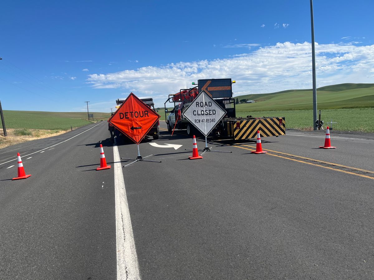 UPDATED AT 5:07 P.M.: U.S. Highway 195 north of Pullman now ...