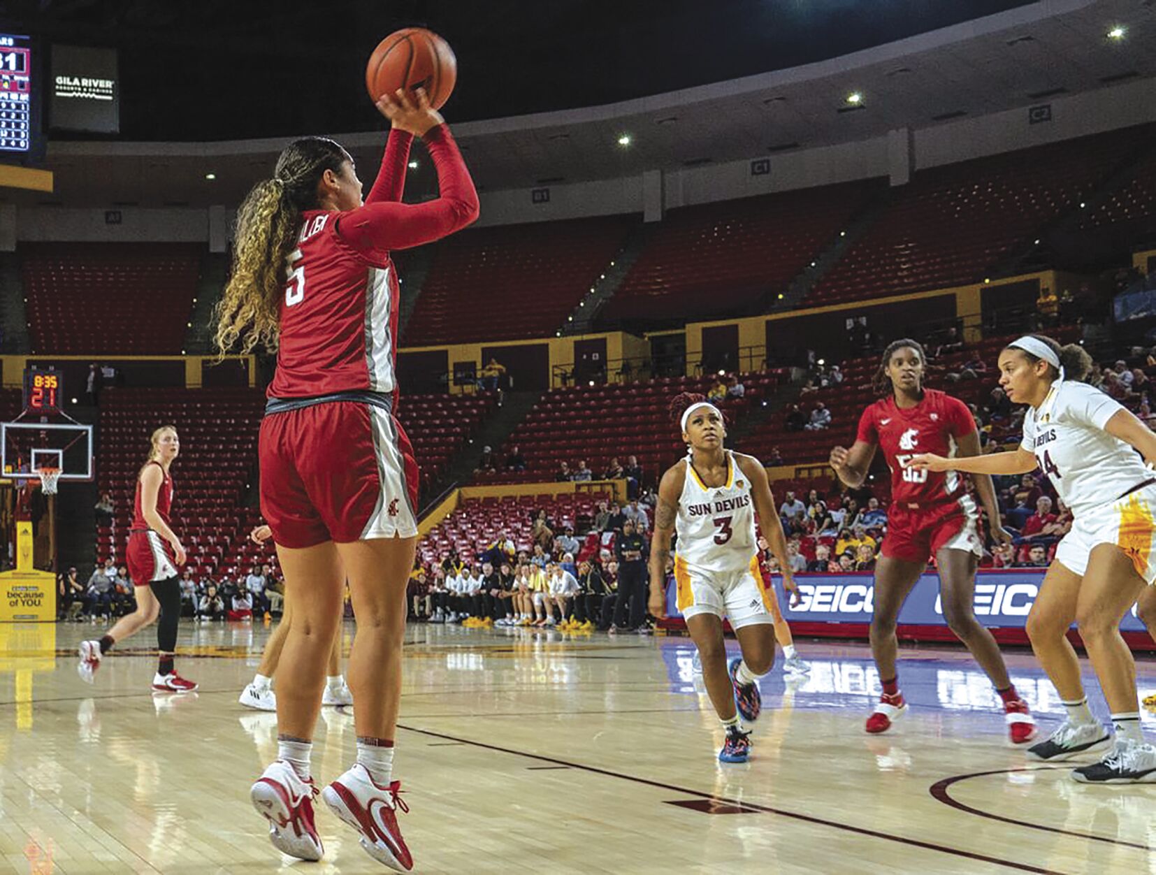 WSU women stave off challenge from Arizona State