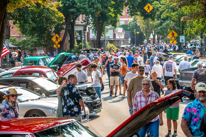 Classic car enthusiasts put their wheels on display at Hot August Nigh...