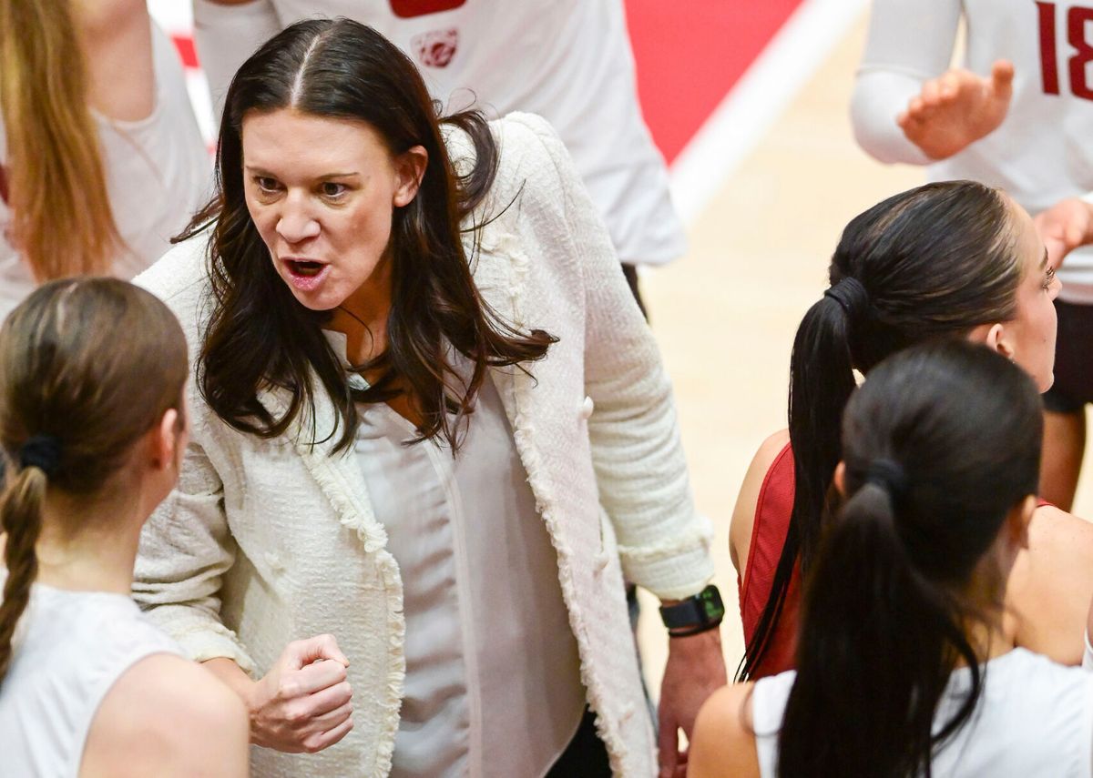 Washington State volleyball coach Jen Greeny is heading to West Virgin...