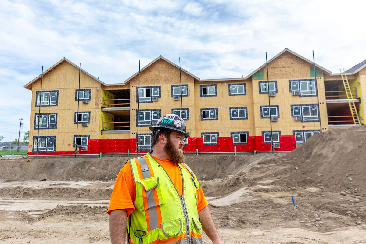 Affordable housing project going up fast