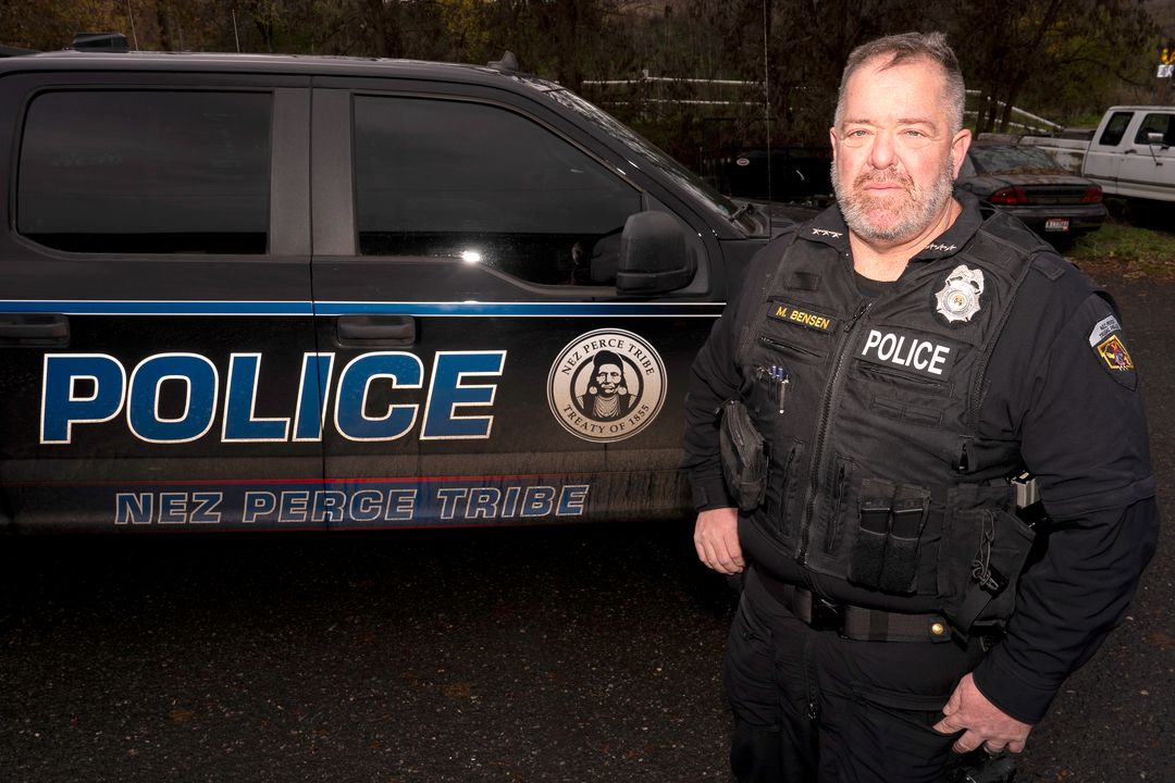 New Nez Perce Tribal Police chief was presented with a prospect he cou...