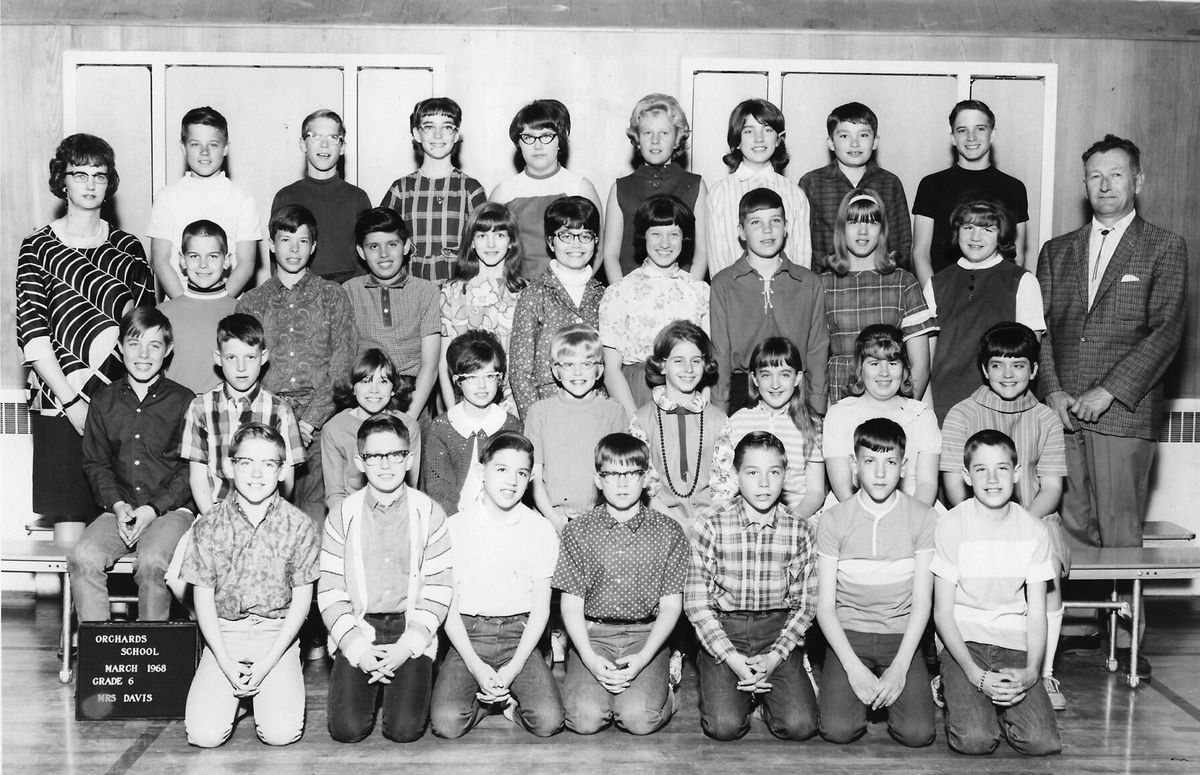 Blast from the Past / 1968: Orchards Elementary sixth graders