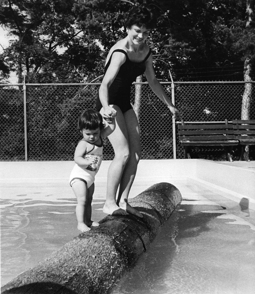 Blast from the Past / 1965: A baby learns log birling