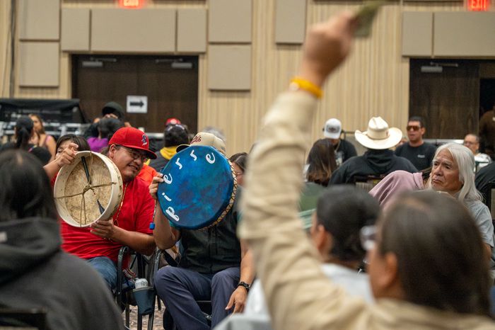 PHOTOS: Playing the stick game
