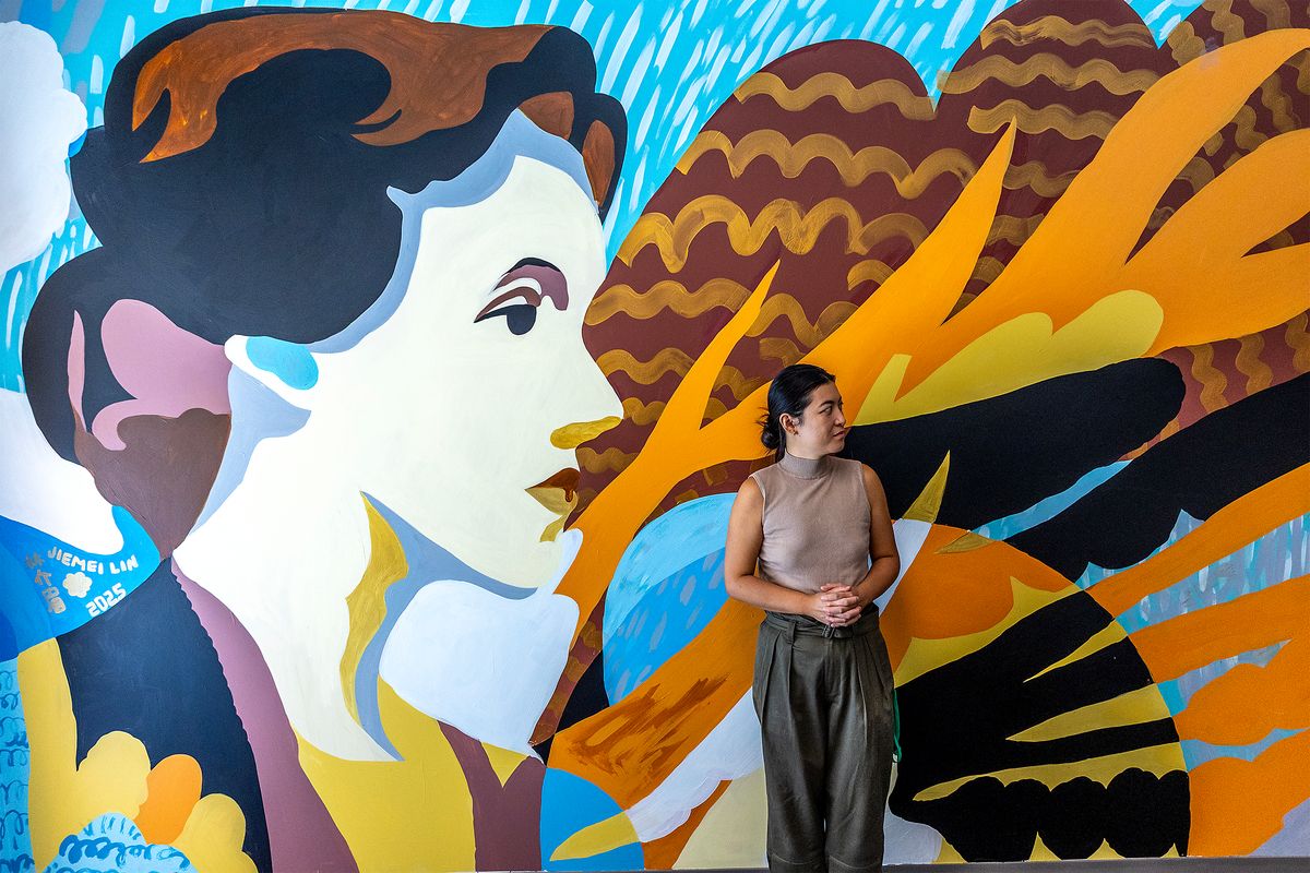 Large painting at WSU celebrates Virginia Woolf and sister ...