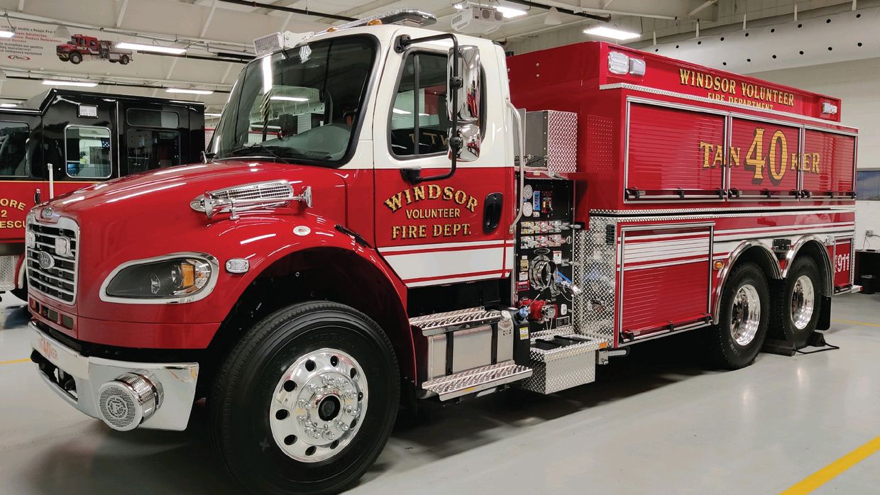 Cost of Windsor fire truck funded by solar developer increases $200K