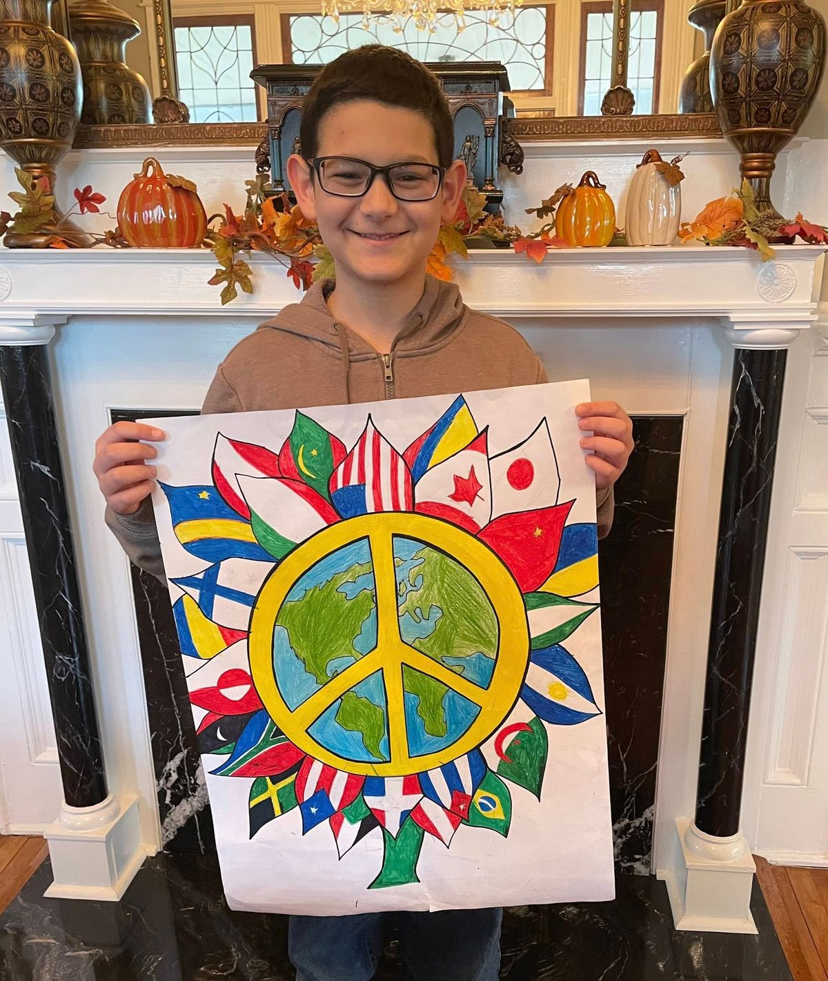 GTMS student wins Smithfield Lions Club Peace Poster Contest