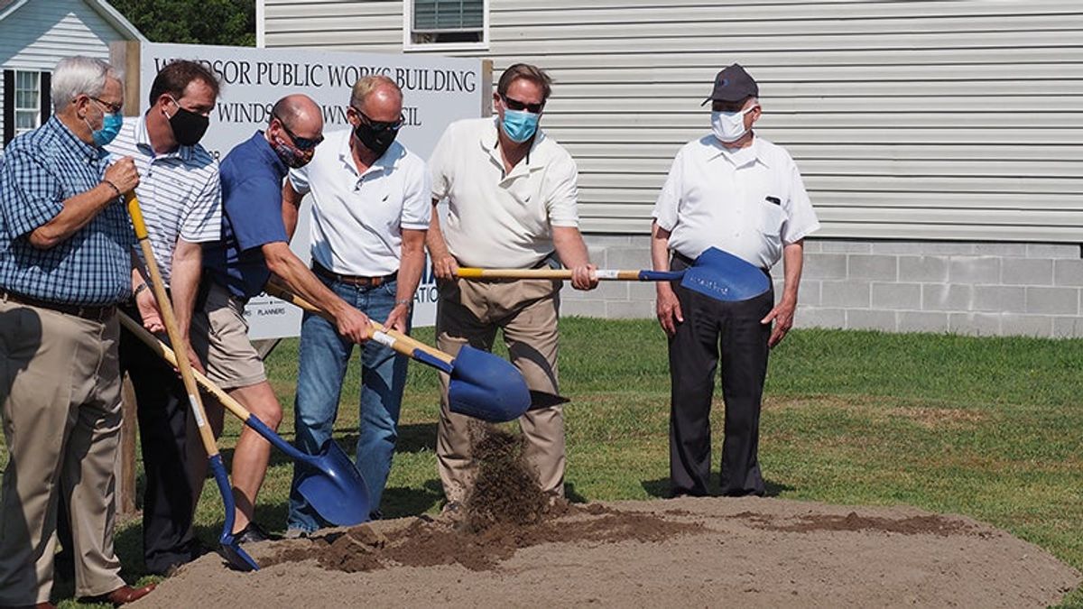 Windsor Public Works building breaks ground