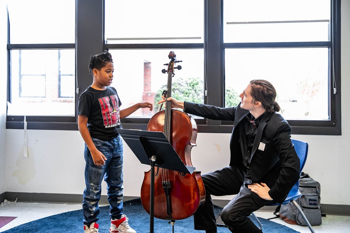 A cello concert at Westside