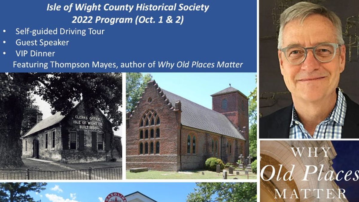 Thompson Mayes, national historic preservation speaker, to lecture at ...