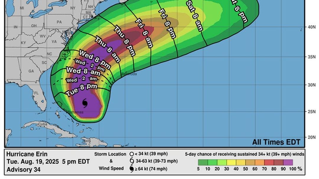 Flooding at Pagan River, ferry expected as Hurricane Erin heads out to...