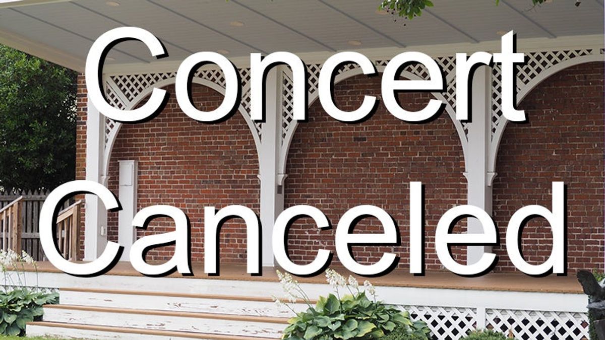 Downtown concert canceled due to illness