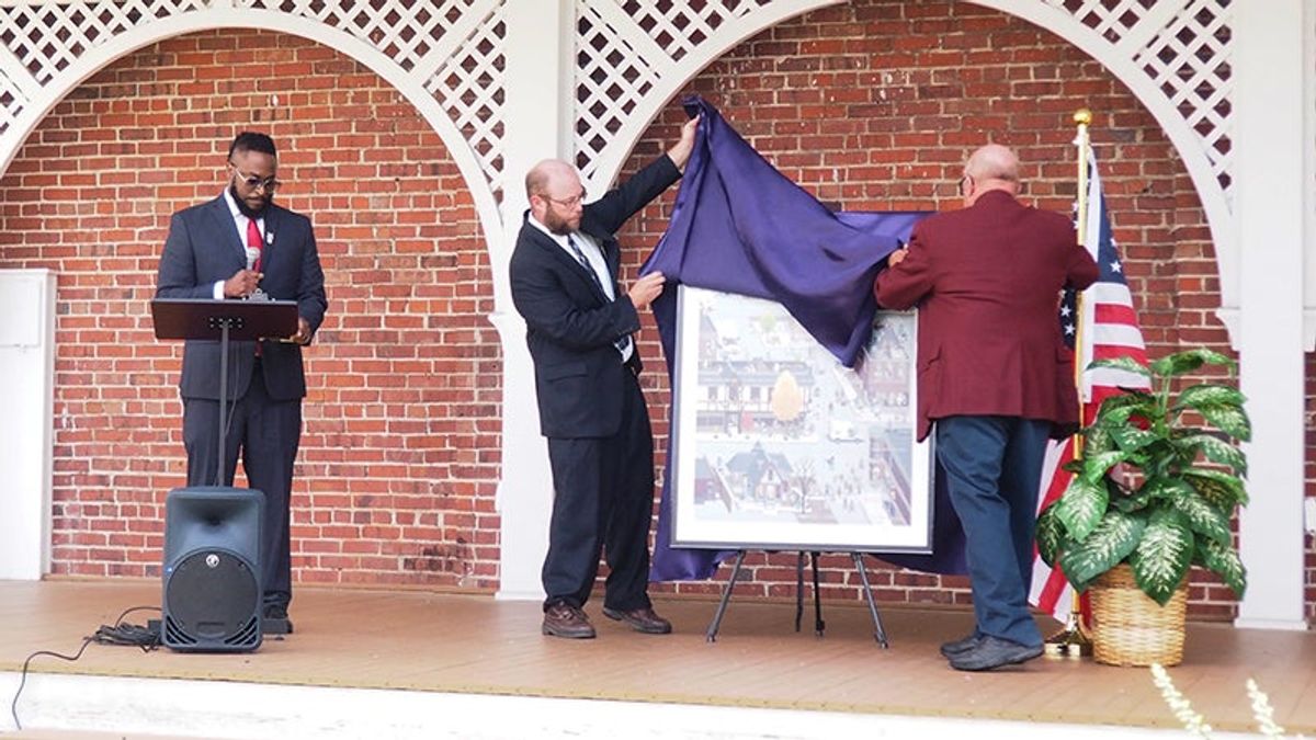 Stamp unveiled in Smithfield commemorates 250th anniversary ...