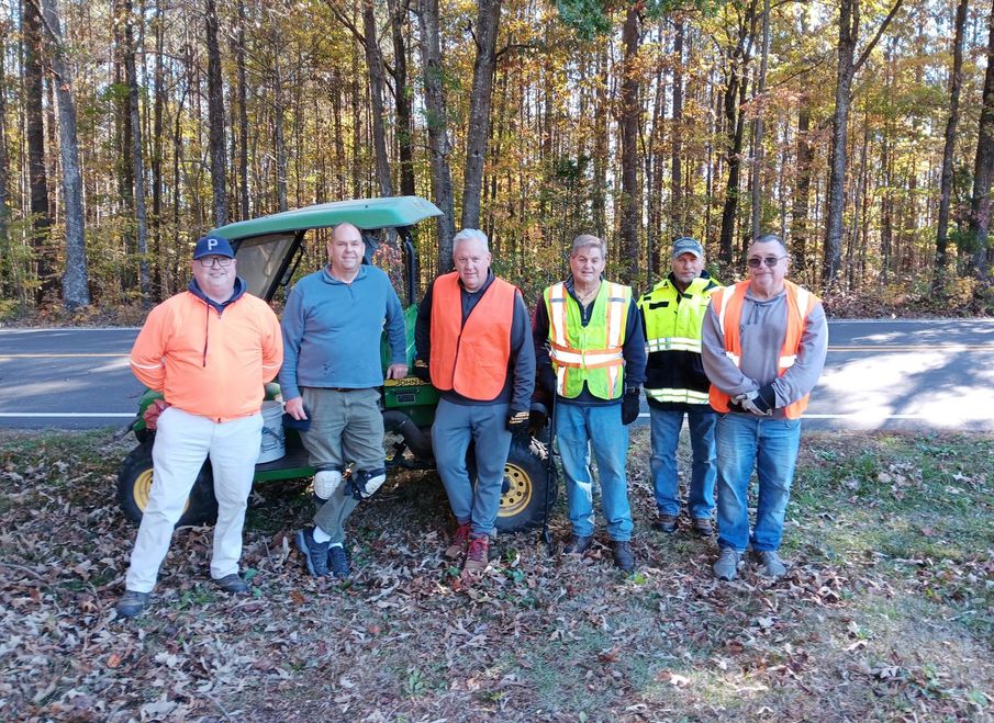 Lodge performs roadside cleanup