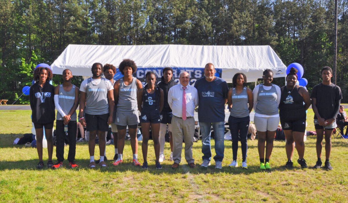 Seniors shine in track and field meet