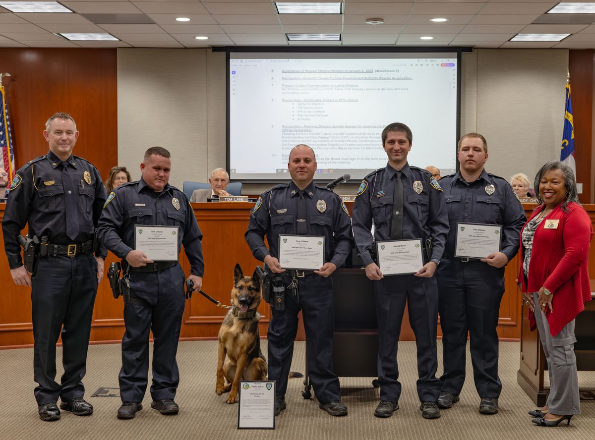 K9 Salsa, Watkins, BPS officers recognized