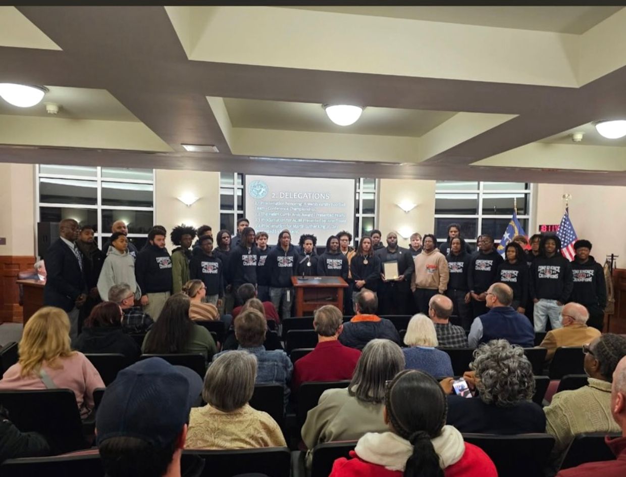 J.F. Webb Football team honored by City of Oxford