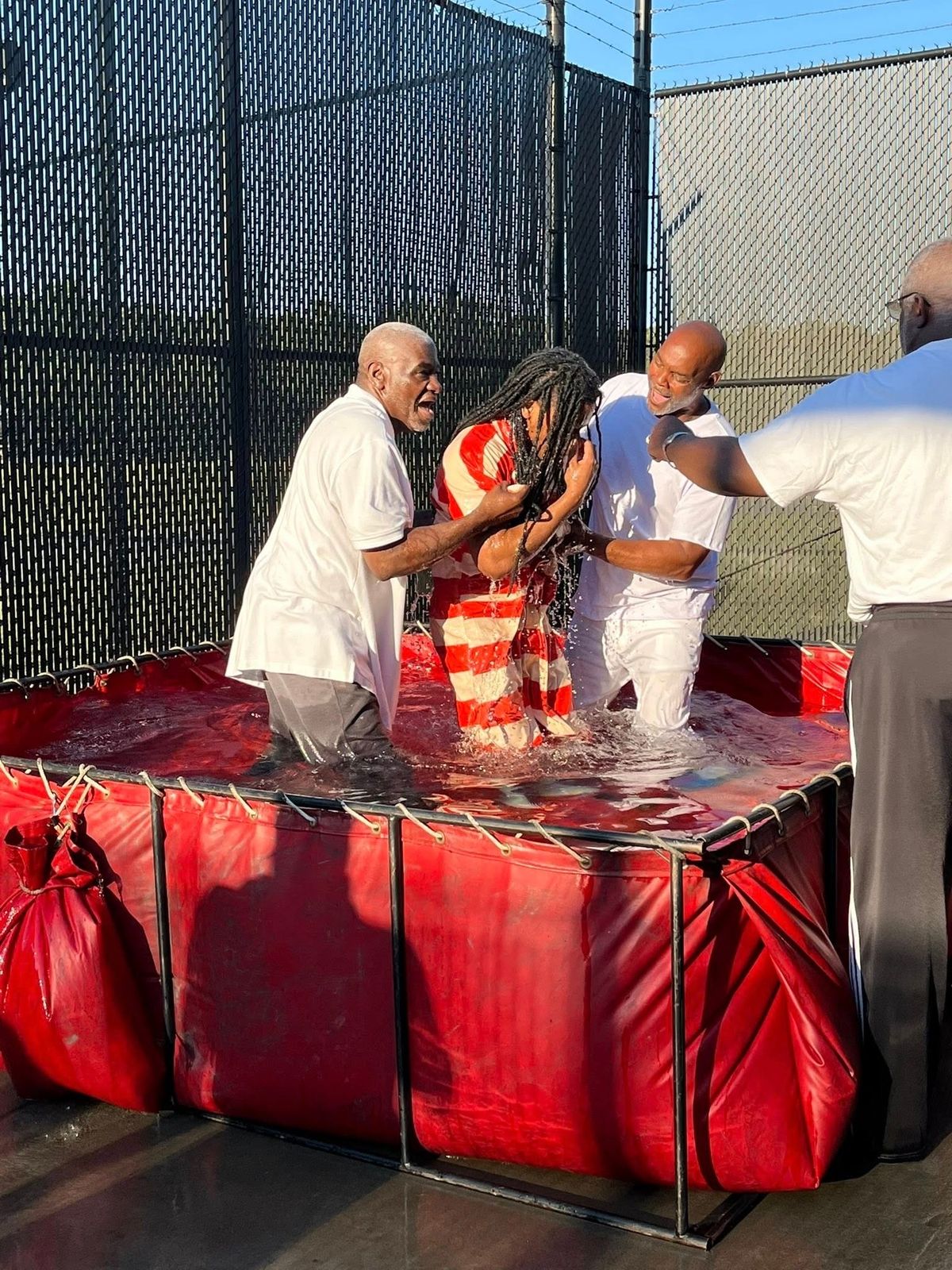 Sheriff’s office hosts first inmate baptism ceremony