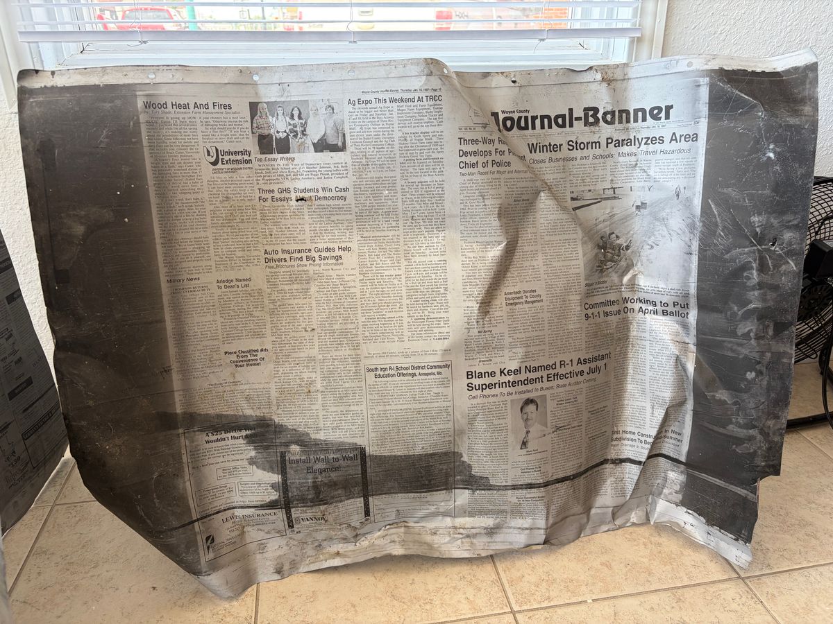 Disposable Printing Plates Found During Basement Renovations...
