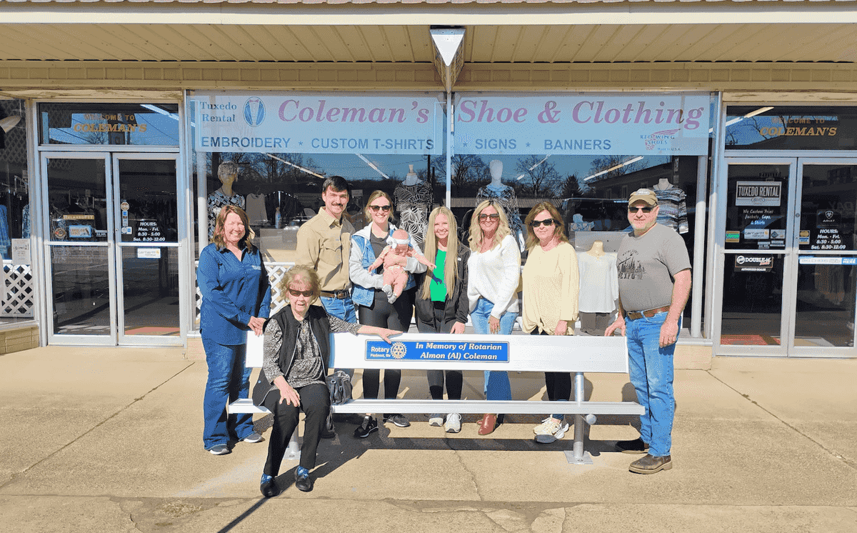 Honoring a Rotarian
