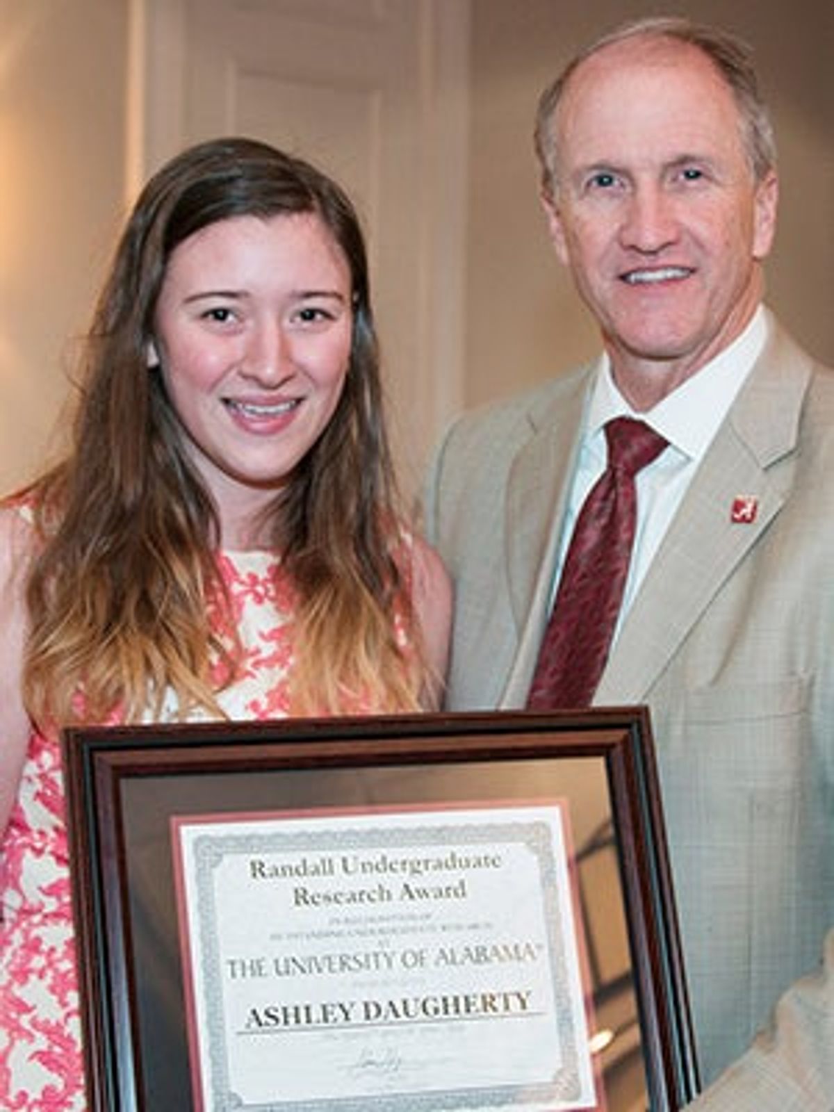 Daughtery wins UA award