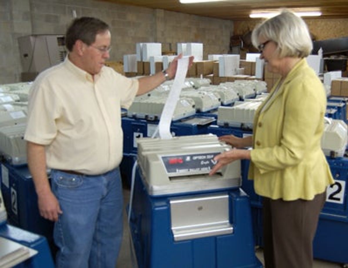 Voting machines tested ahead of Tuesday's primary