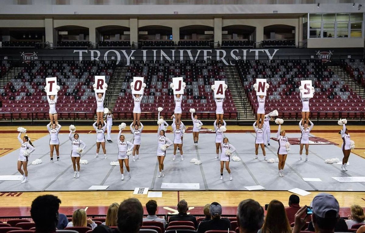 Troy cheerleaders finish 3rd in nation
