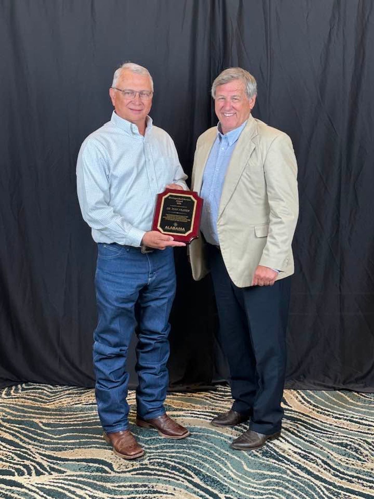 Frazier honored with AVMA service award