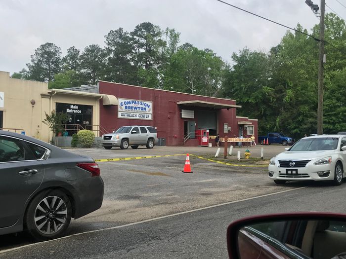 Drive-thru food pantry hosted for month of April