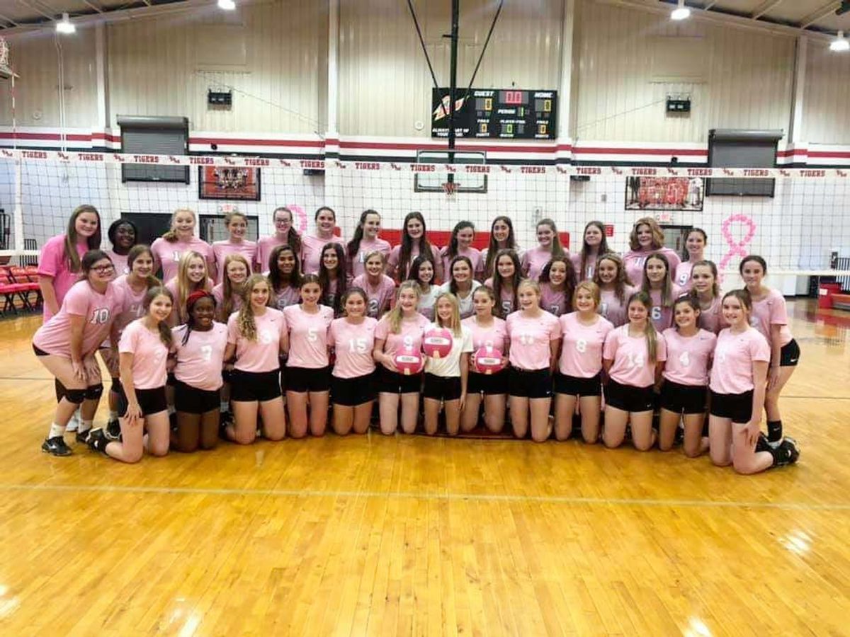 Lady Tigers go 'pink'
