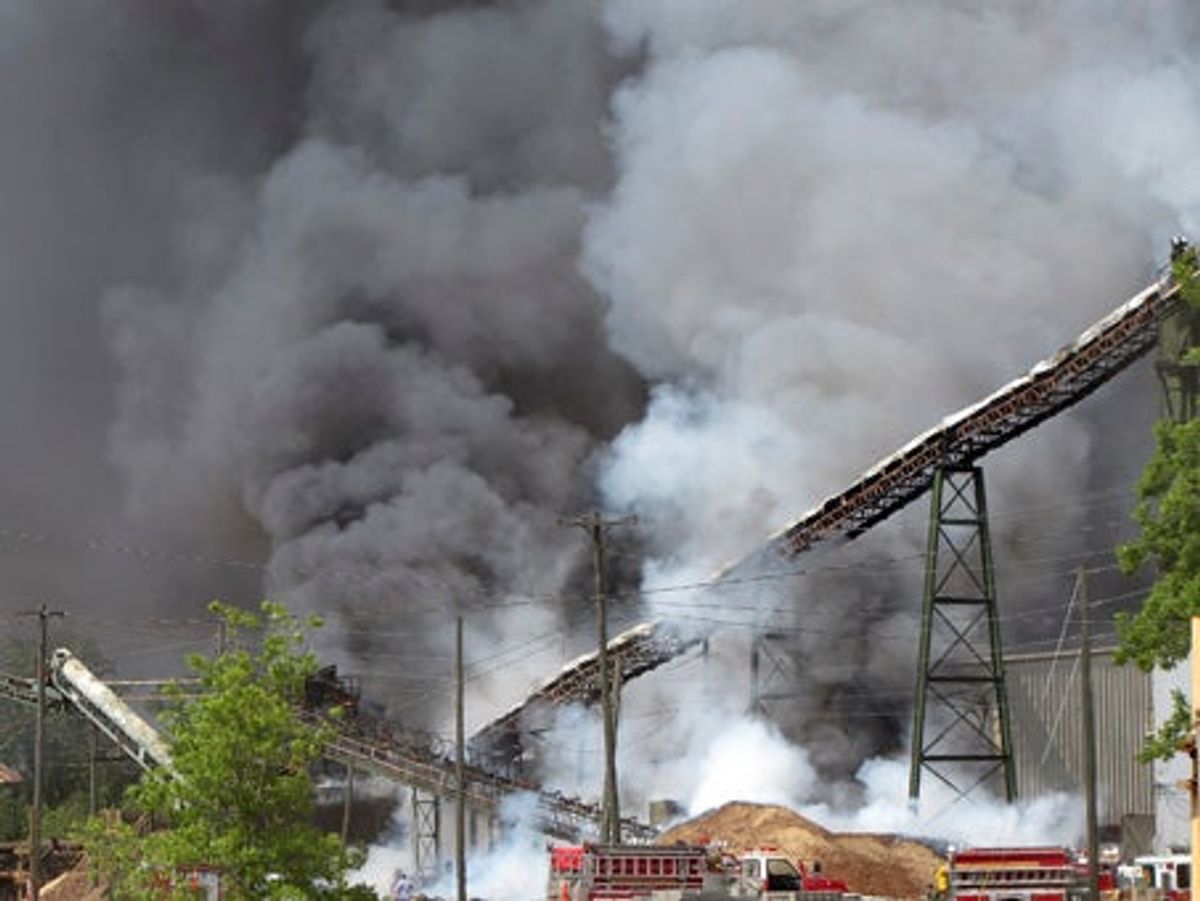 Fire consumes Swift Lumber, Inc.