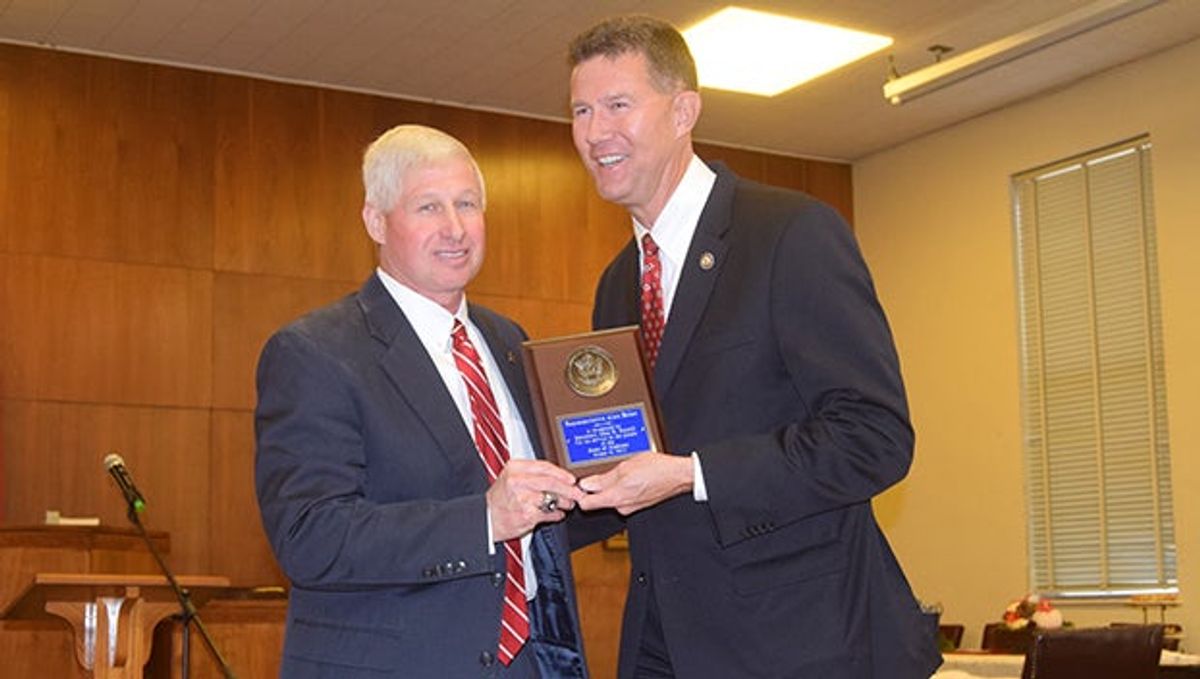 Baker honored by Secretary of State